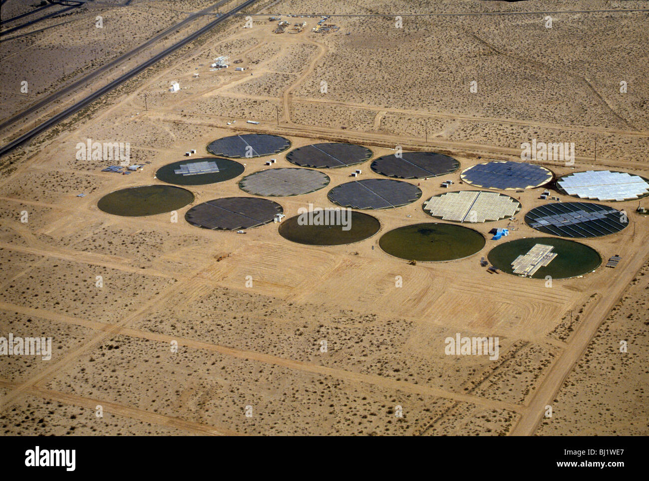 solar power cells rotate on floating platforms to follow sun in project ...