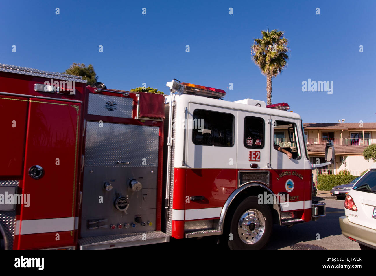 Fireman car los angeles hi-res stock photography and images - Alamy