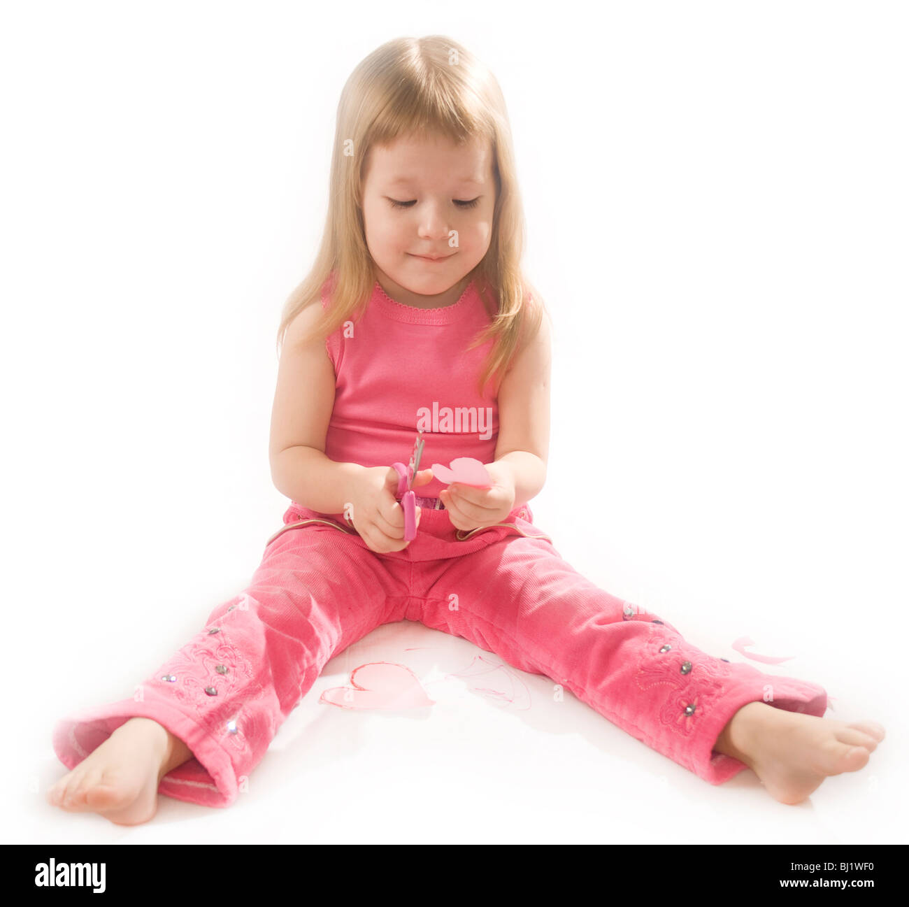 Sweet pretty girl in Cut Out Stock Images & Pictures - Alamy