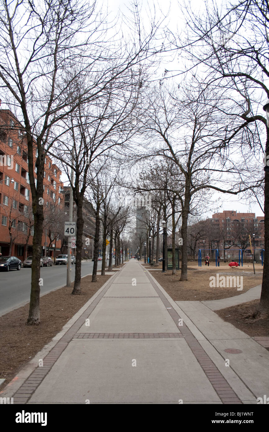 Residential road hi-res stock photography and images - Alamy