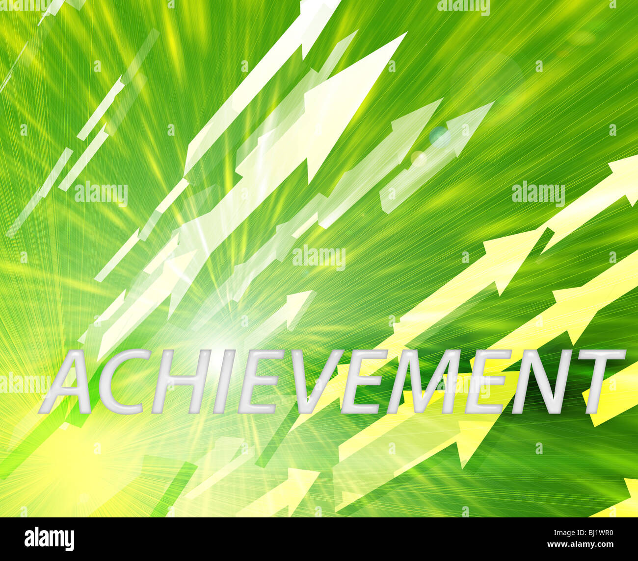 Achievement illustration, abstract management success concept clipart ...