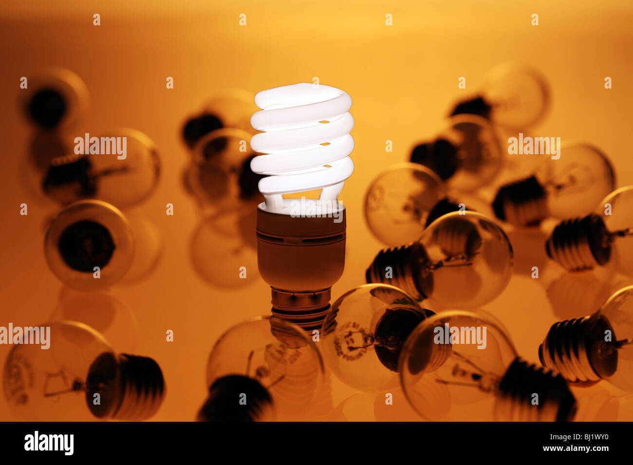 Fluorescent light,still life Stock Photo - Alamy