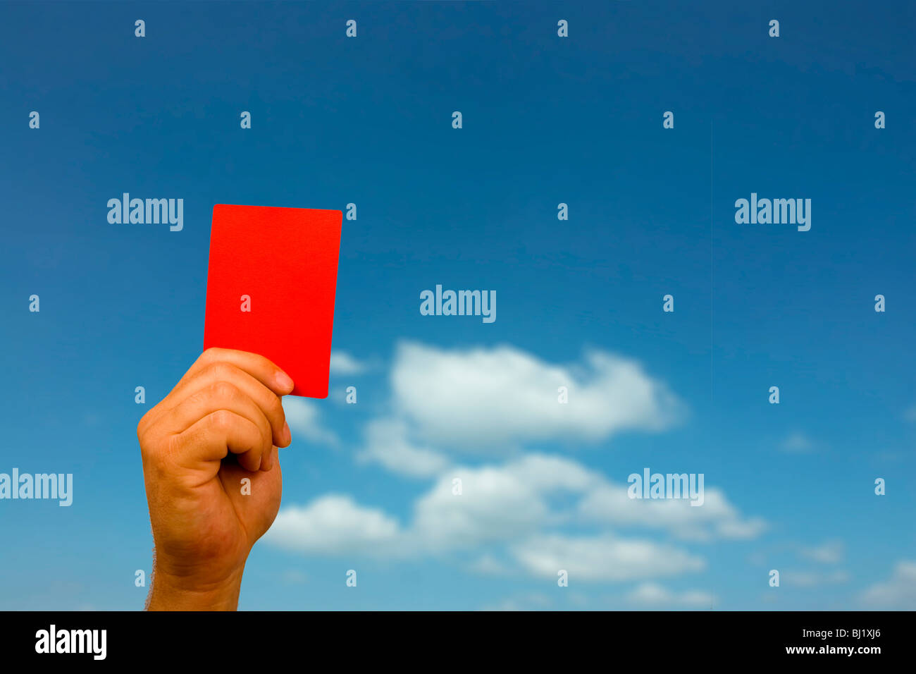 Sport football red card hi-res stock photography and images - Alamy