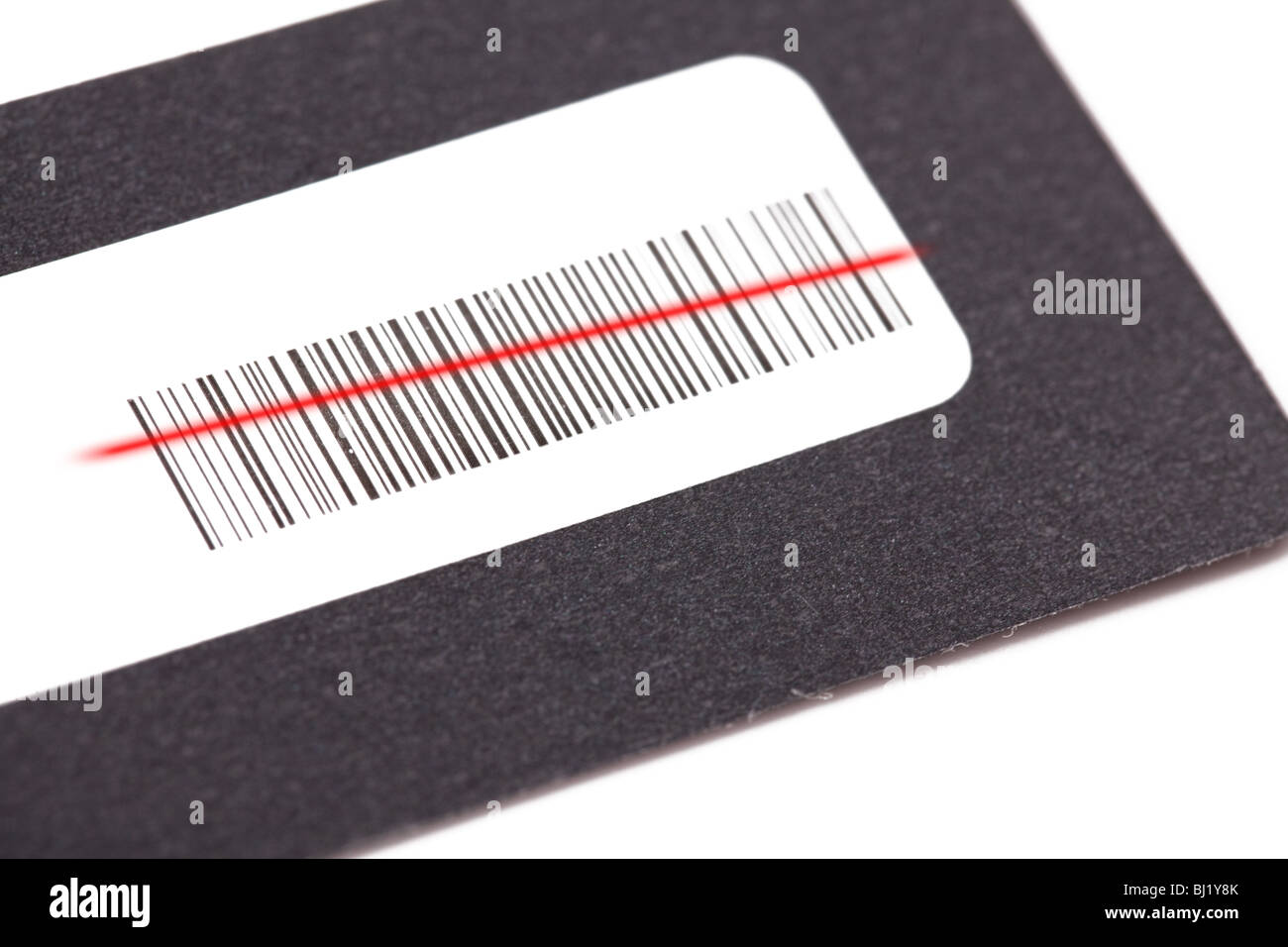 photo shot of scan barcode on price label Stock Photo - Alamy