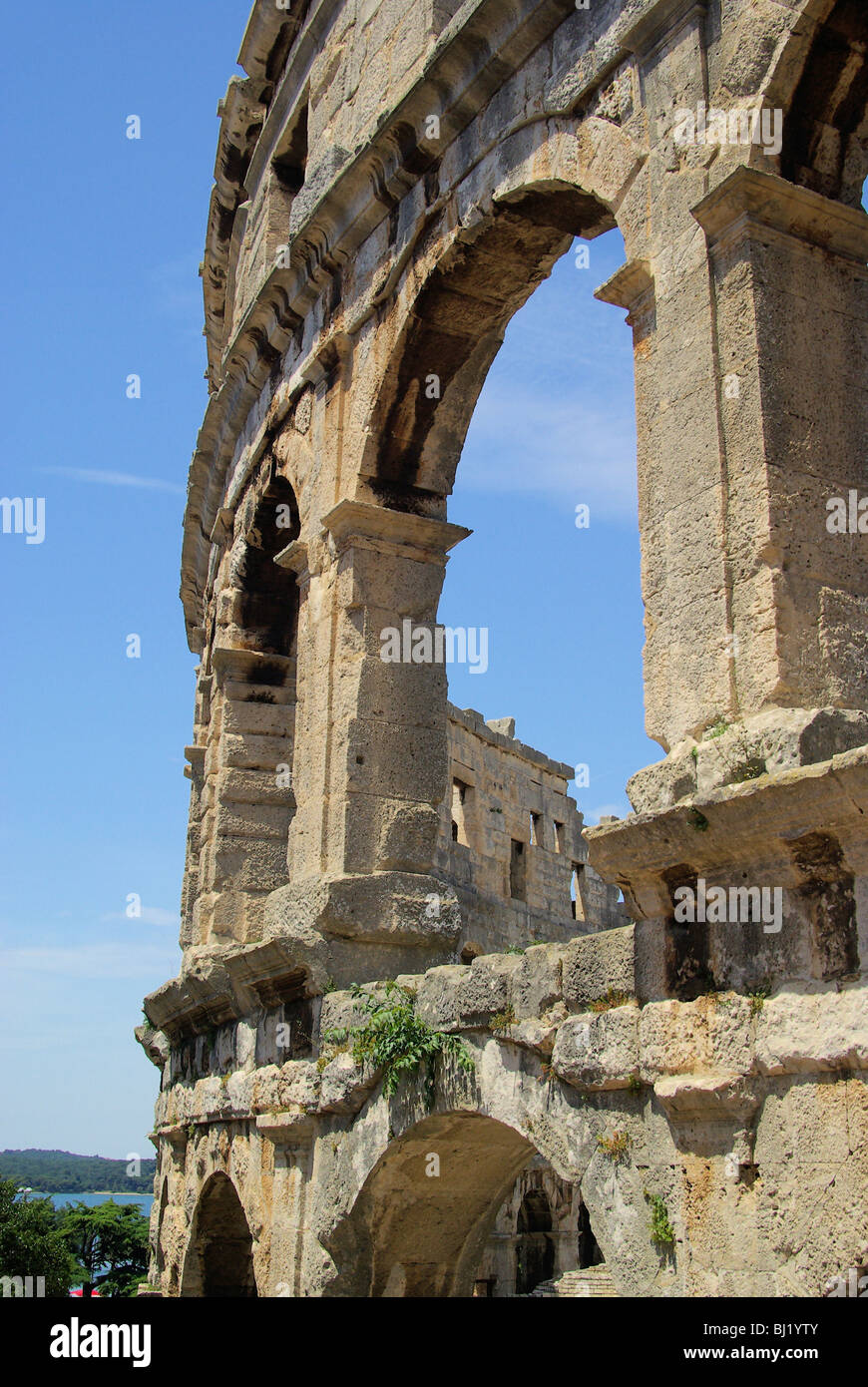 Pula amphitheater hi-res stock photography and images - Alamy