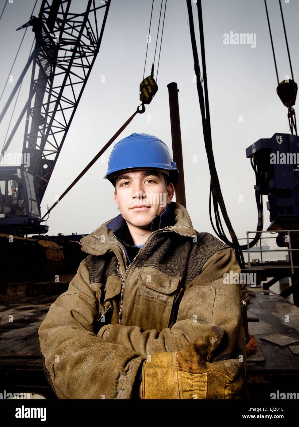 Crane driver hi-res stock photography and images - Alamy