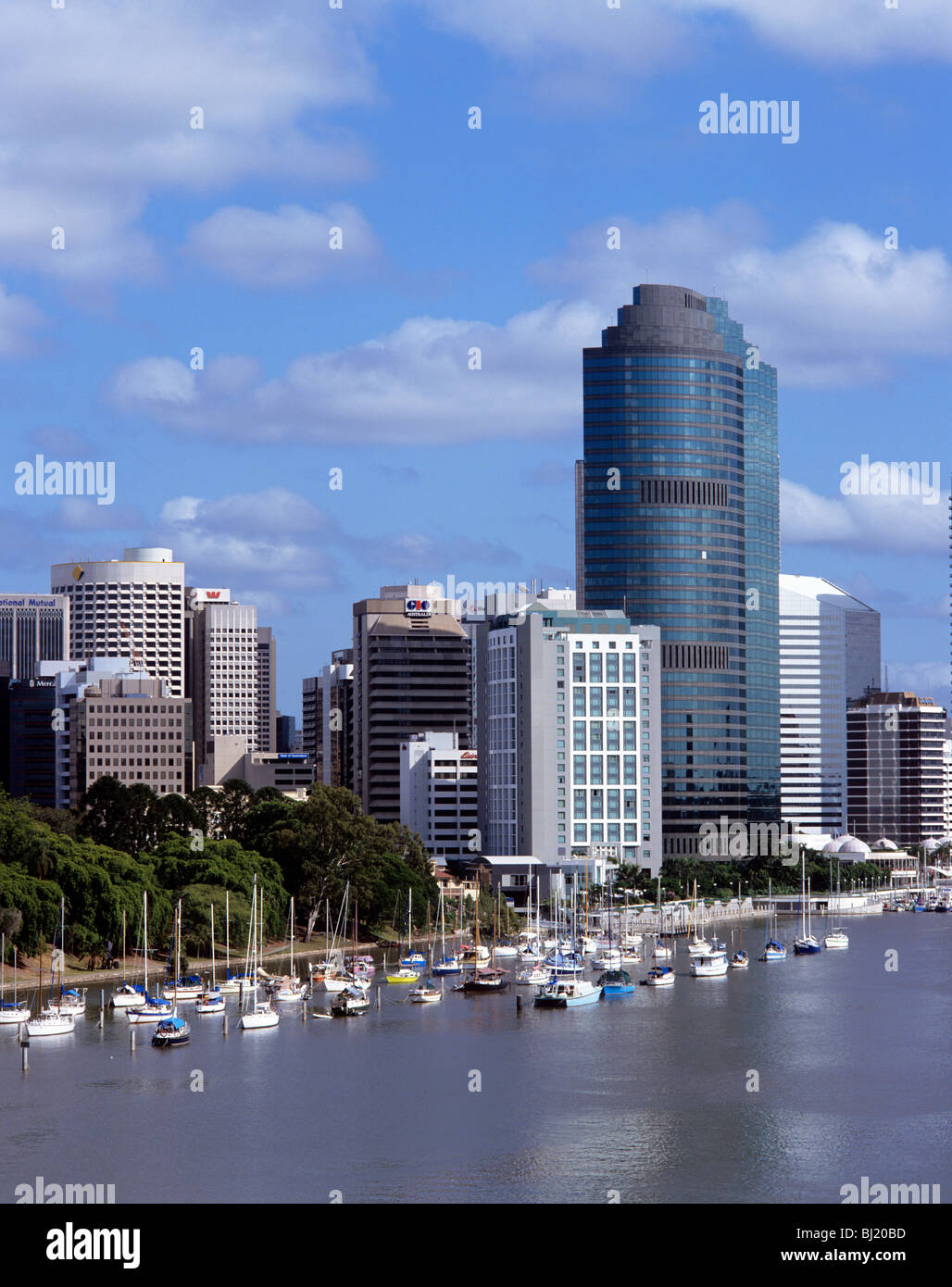 Brisbane - Modern skyline of Queensland's capital city overlooks the ...