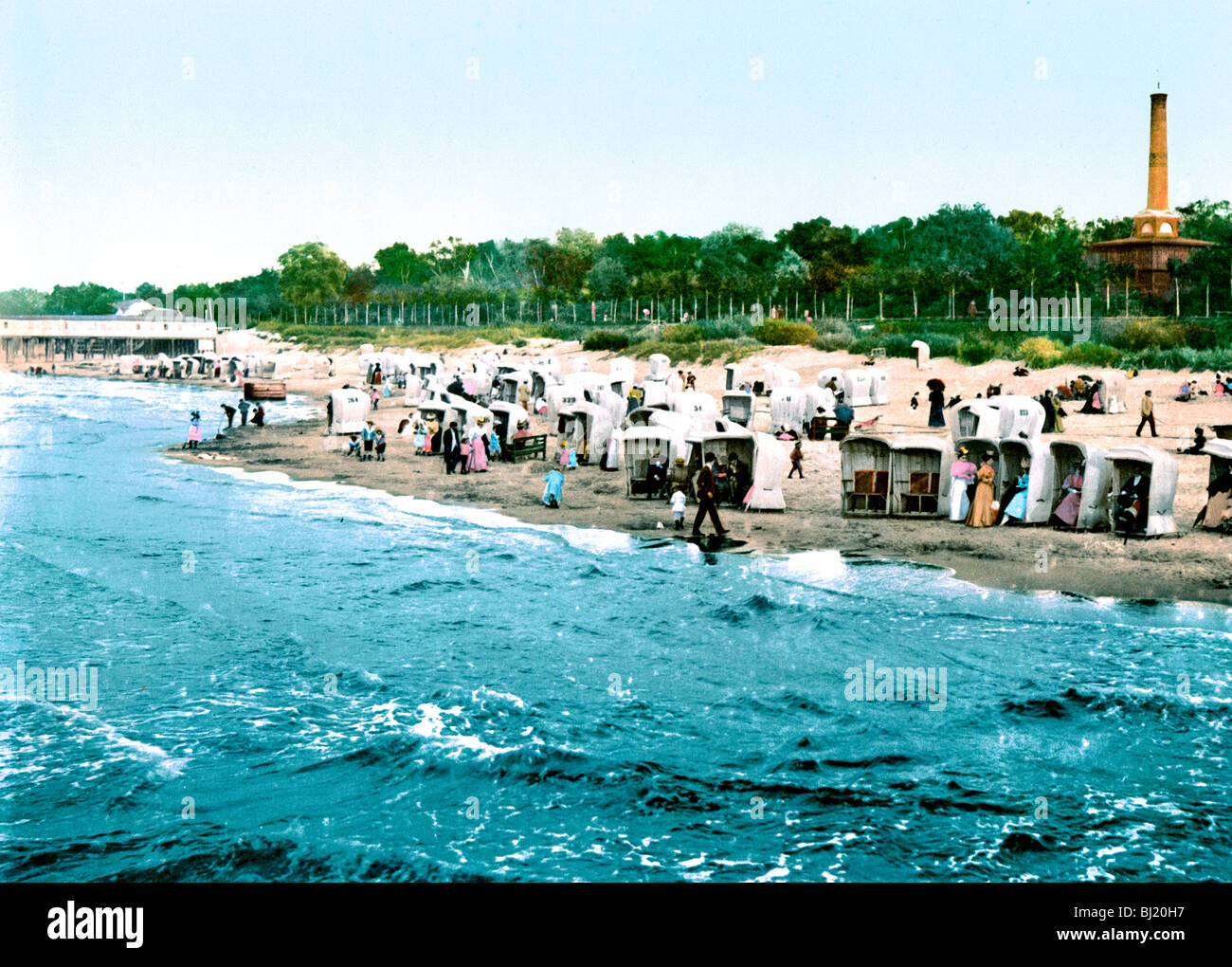 Strandleben und park colberg hi-res stock photography and images - Alamy