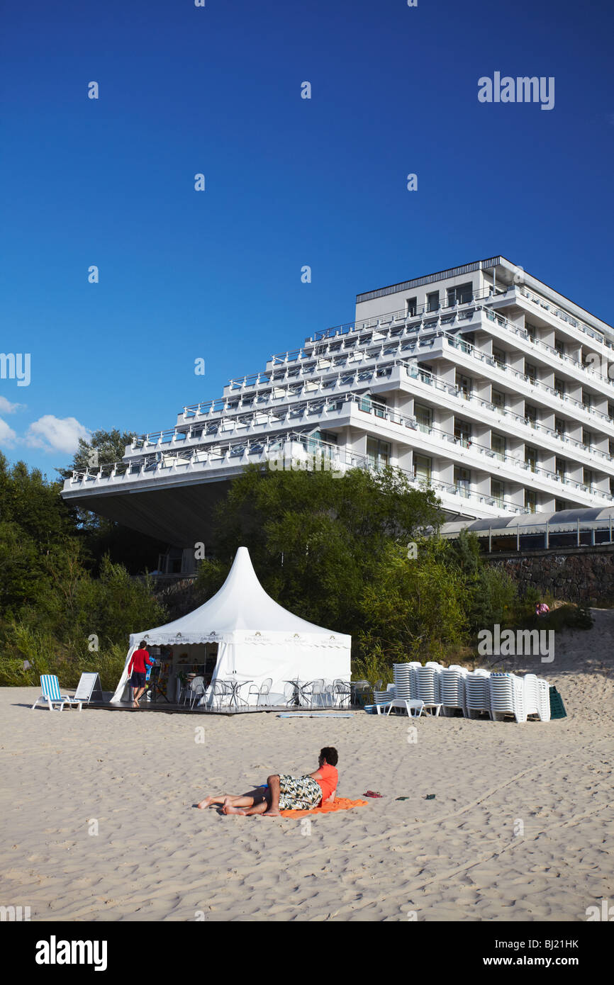 Baltic beach hotel on majori beach hi-res stock photography and images ...