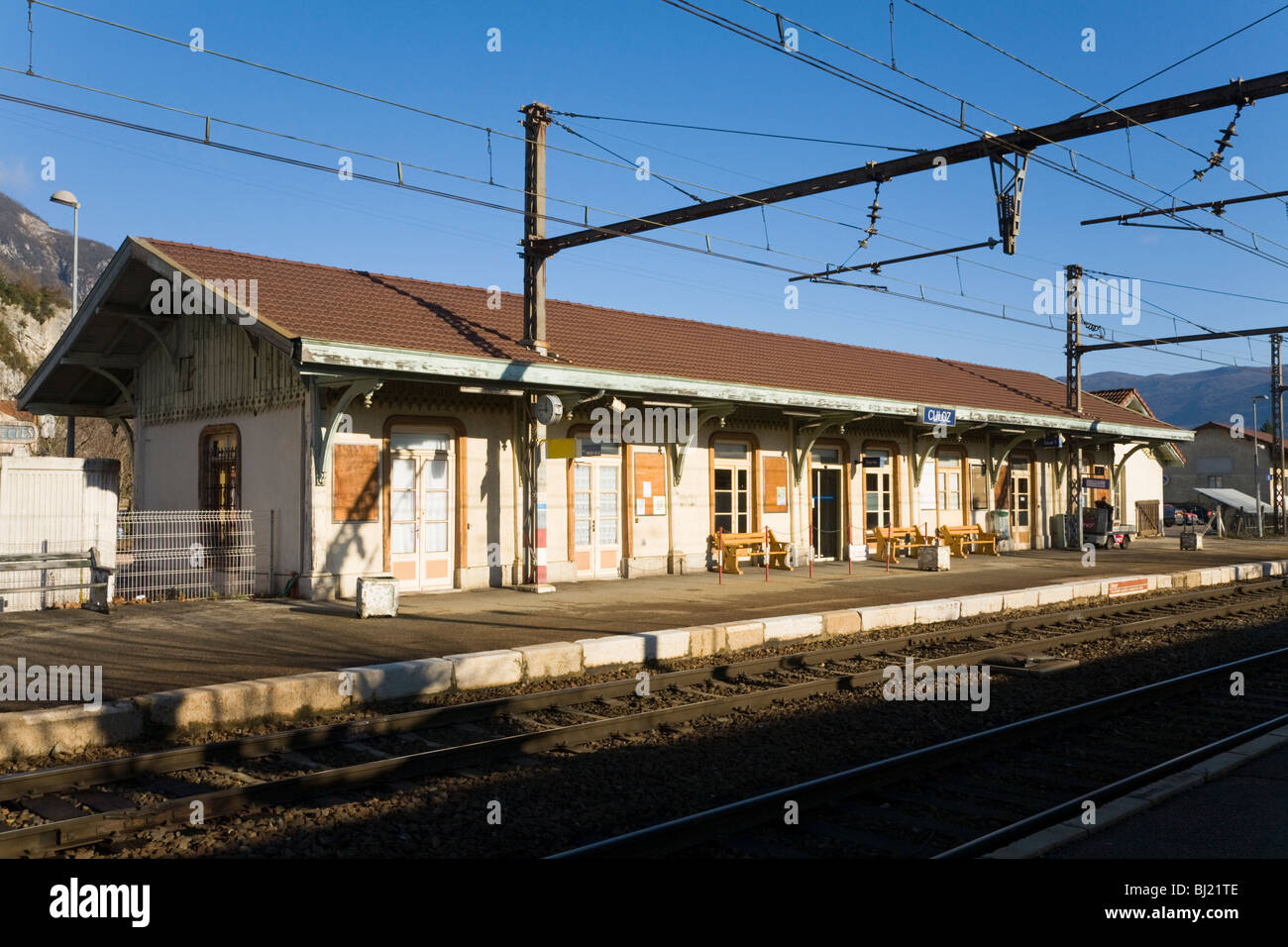 Culoz station. Ain. France Stock Photo - Alamy