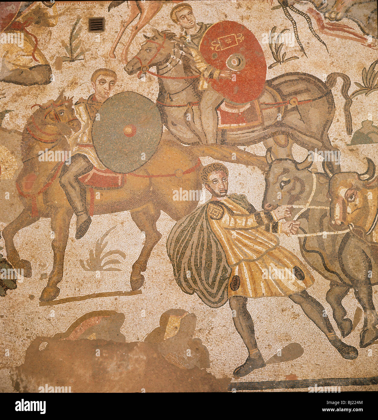 Piazza Armerina Sicily 3rd to 4th century Roman mosaic in the Villa ...