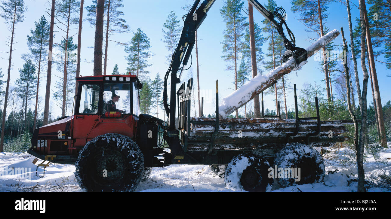 Timber tractor hi-res stock photography and images - Alamy