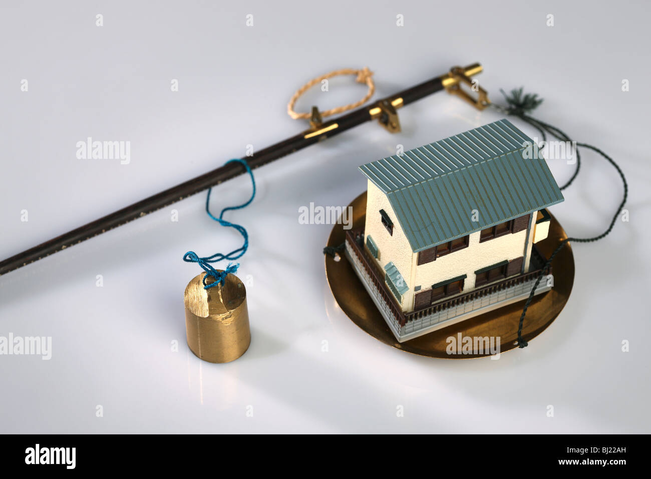 Chinese steelyard,still life Stock Photo - Alamy