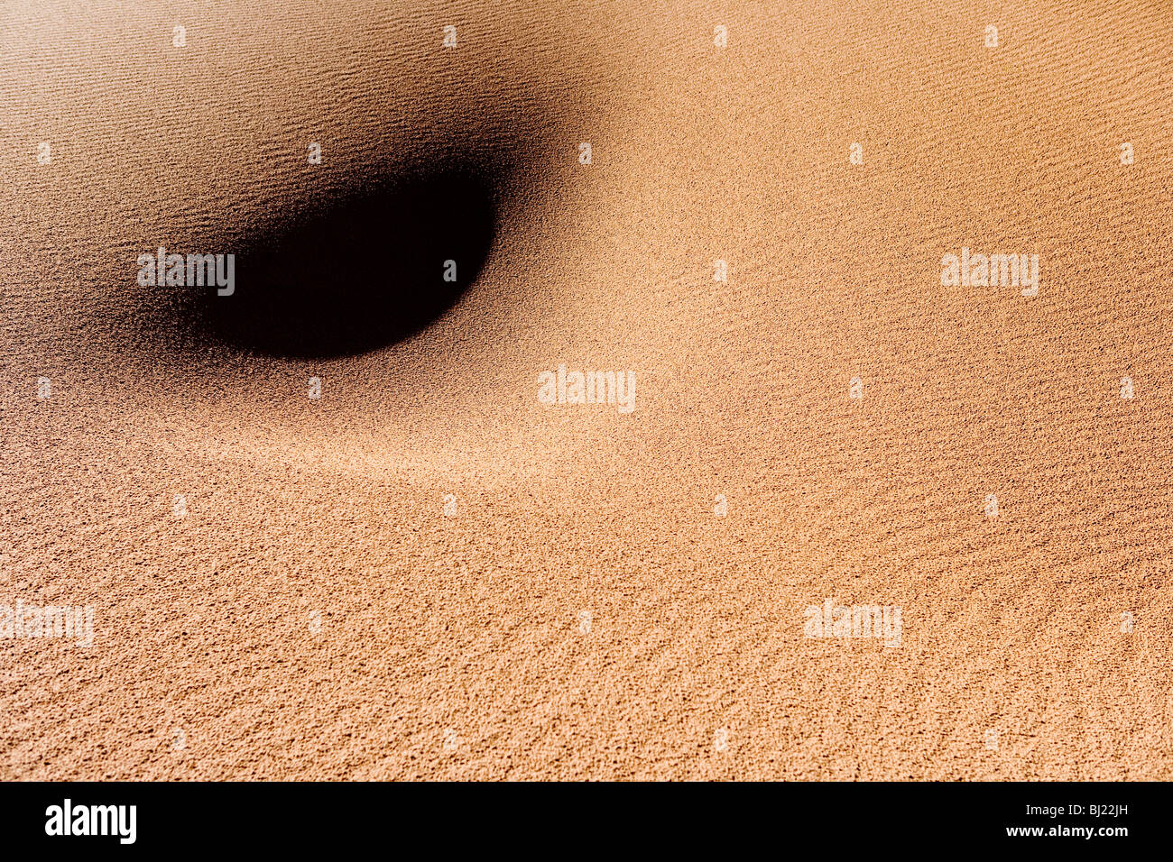 Formation of the sand in the desert Stock Photo - Alamy