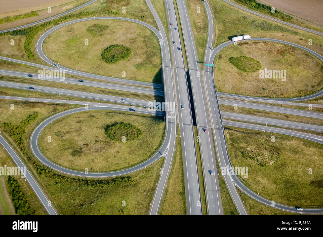 Motorway intersections hi-res stock photography and images - Alamy