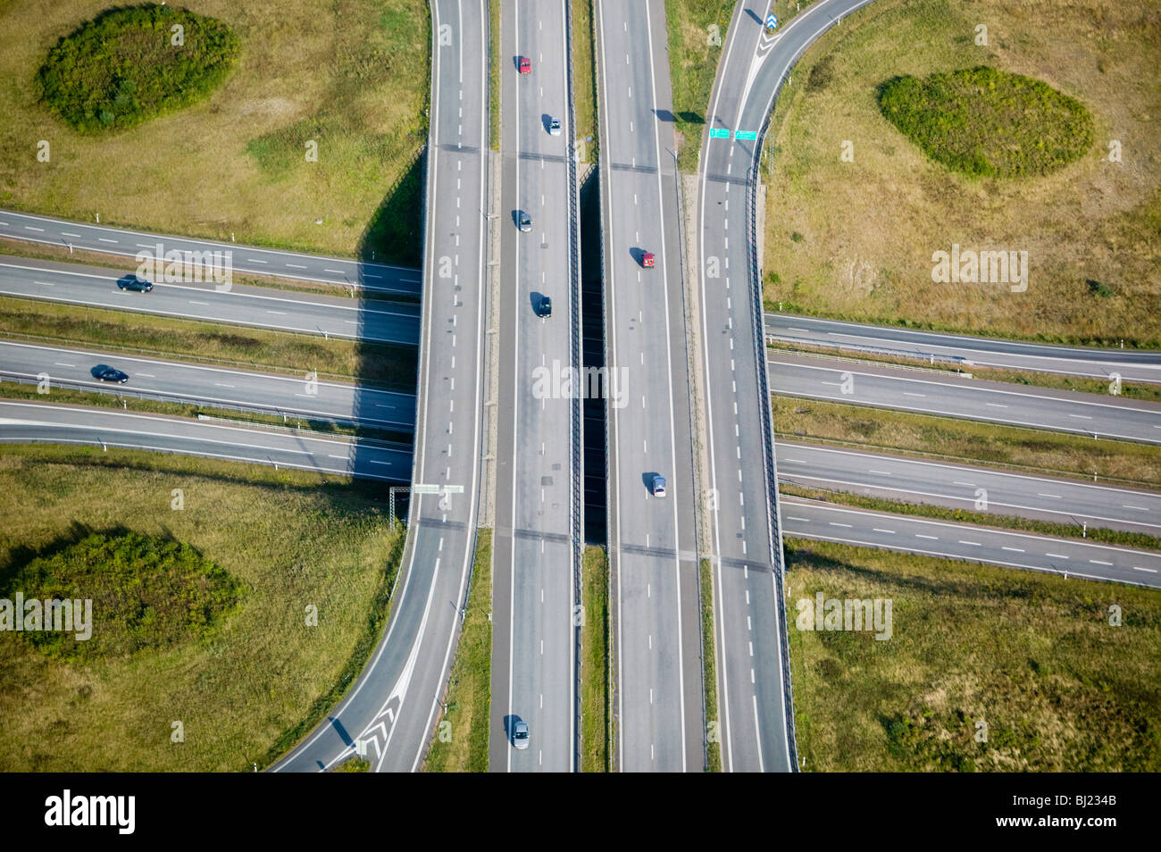 Motorway intersections hi-res stock photography and images - Alamy