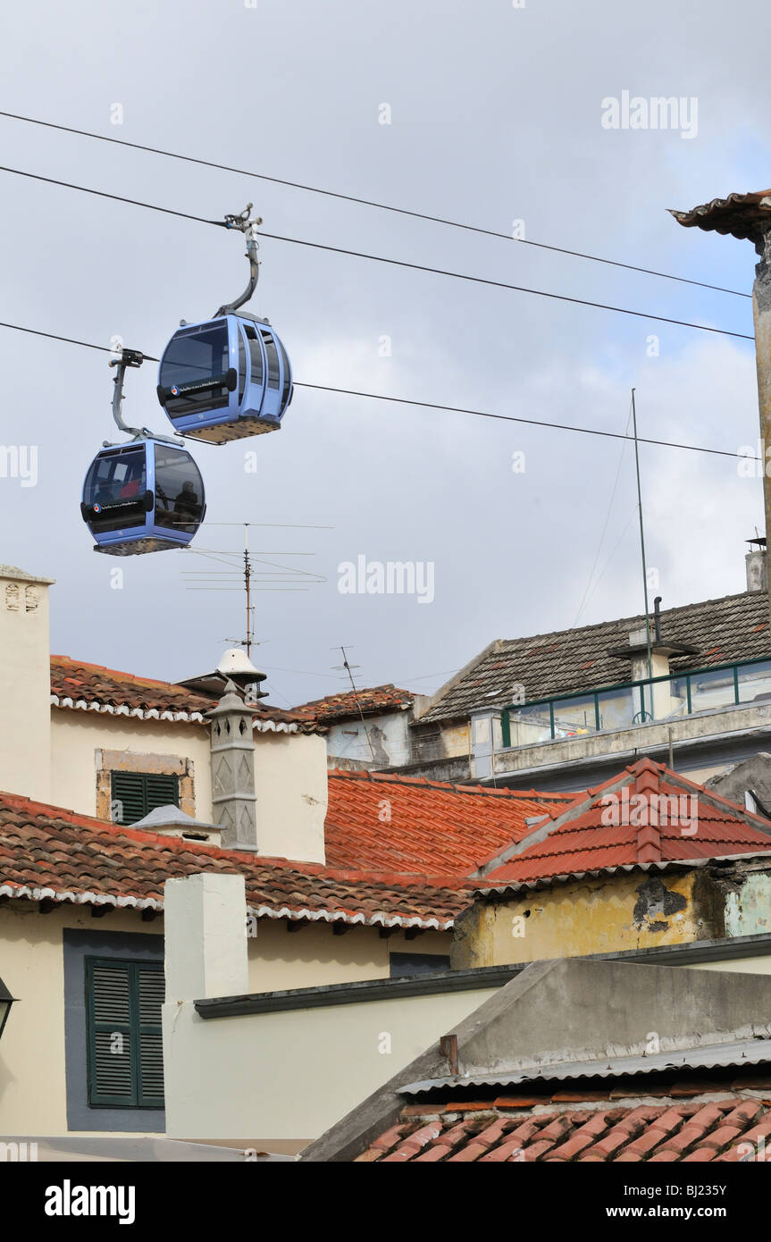 Cableway over city hi-res stock photography and images - Alamy