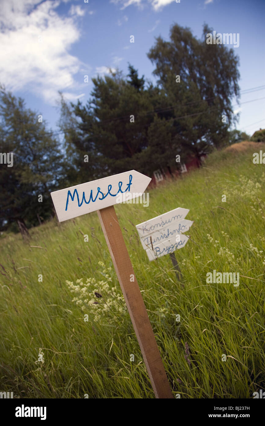 Road signs in sweden hi-res stock photography and images - Alamy