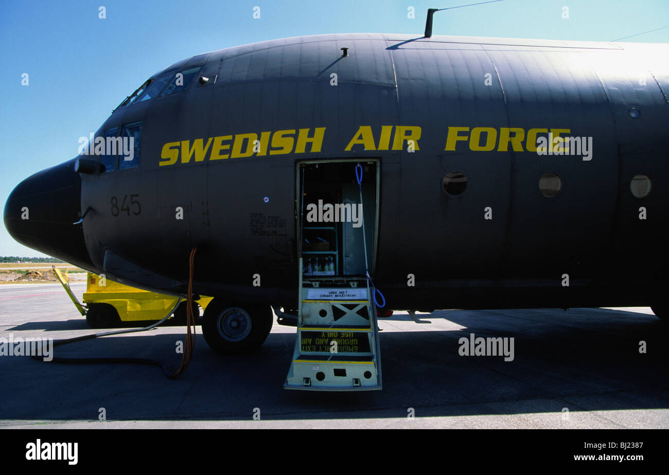 A C-130 Hercules, Arlanda, Sweden Stock Photo - Alamy