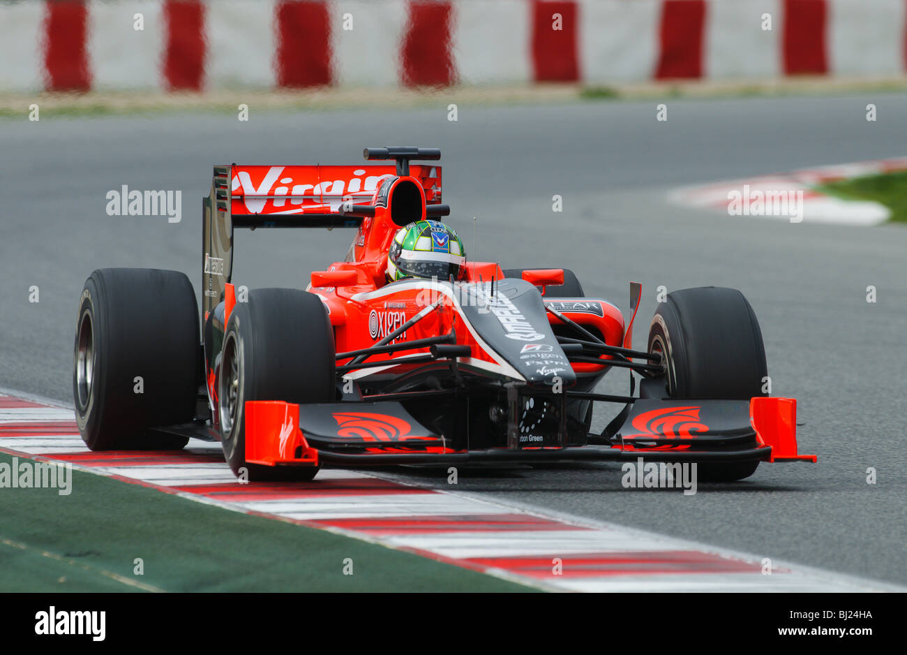 Lucas Di GRASSI (ITA) in the Virgin VR-01 race car during Formula 1 ...