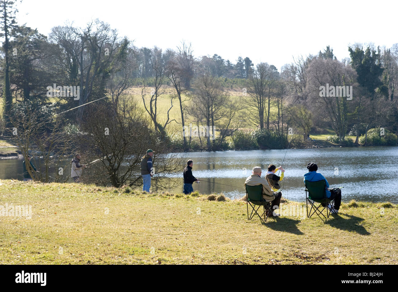 Castlewellan lake and forest park hi-res stock photography and images ...