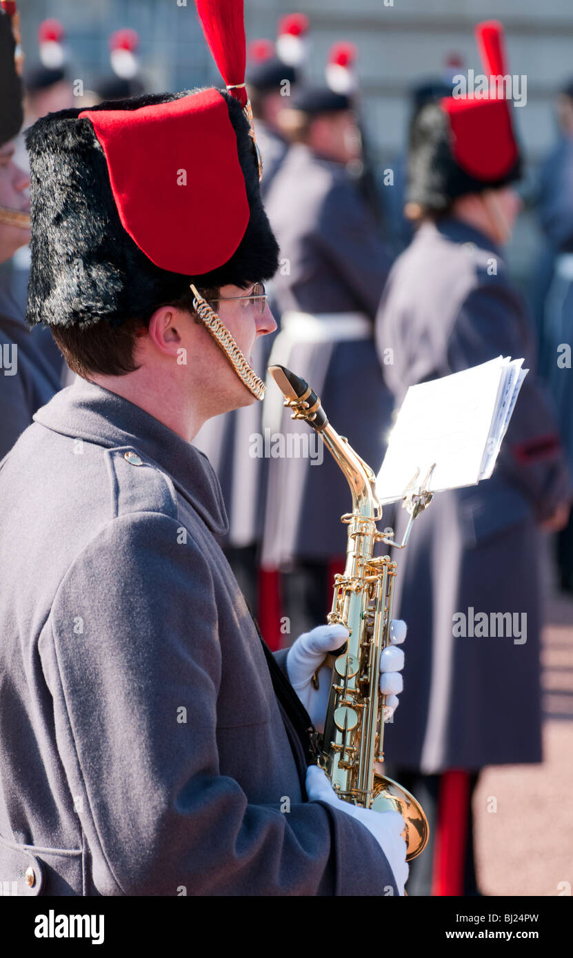 Band at Changing of the Guard Ceremony Stock Photo - Alamy