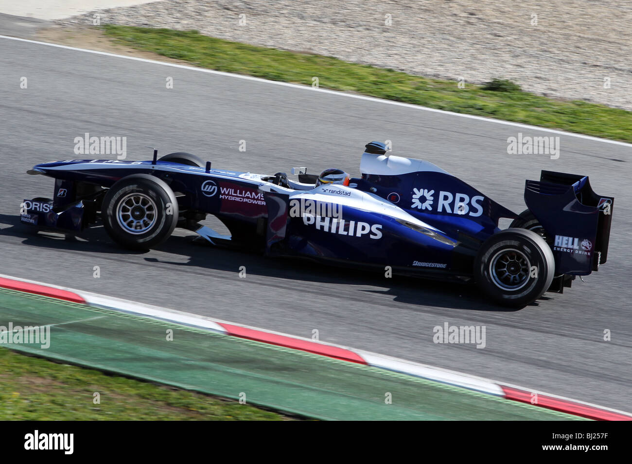 Nico Huelkenberg driving for the 2010 Williams-Cosworth Formula One ...