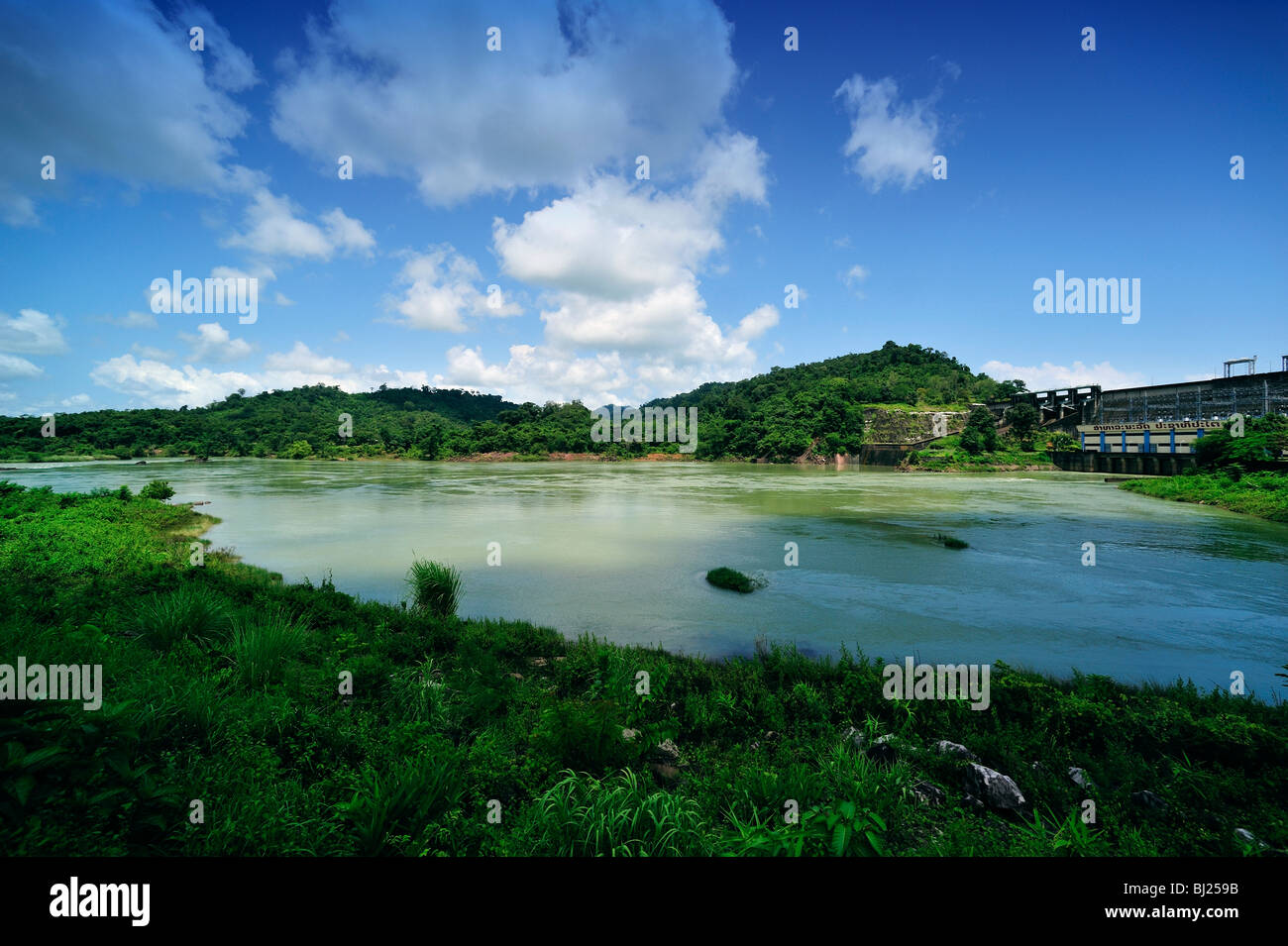 Nam Ngum Reservoir, Laos Stock Photo - Alamy