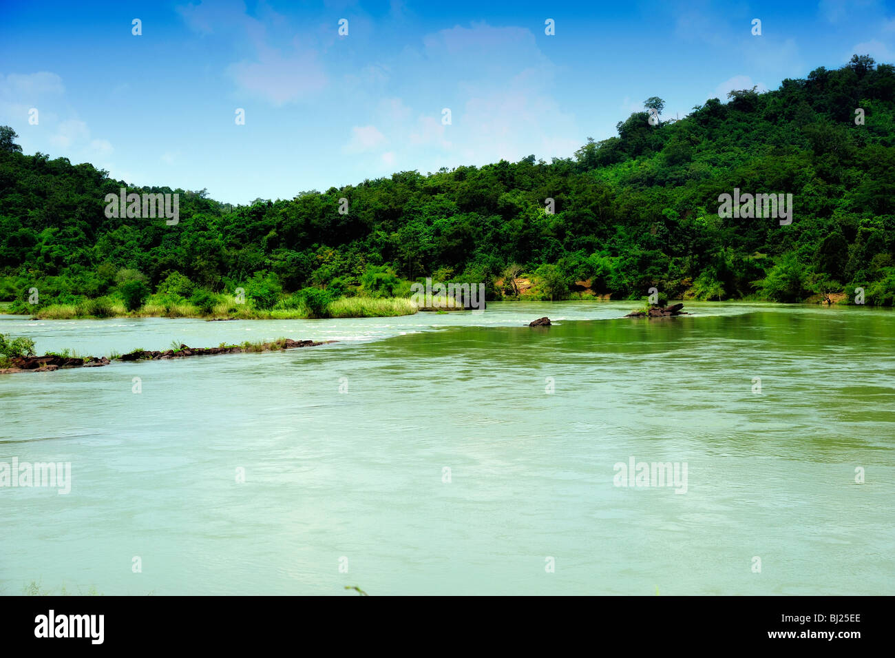 Nam Ngum Reservoir, Laos Stock Photo - Alamy