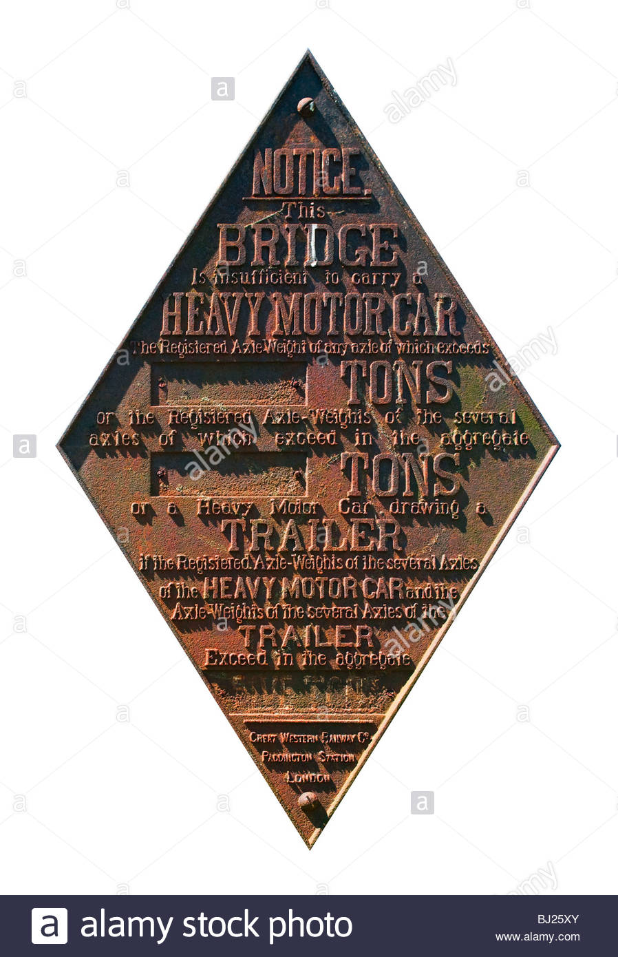 Cast Iron Sign Stock Photos & Cast Iron Sign Stock Images - Alamy