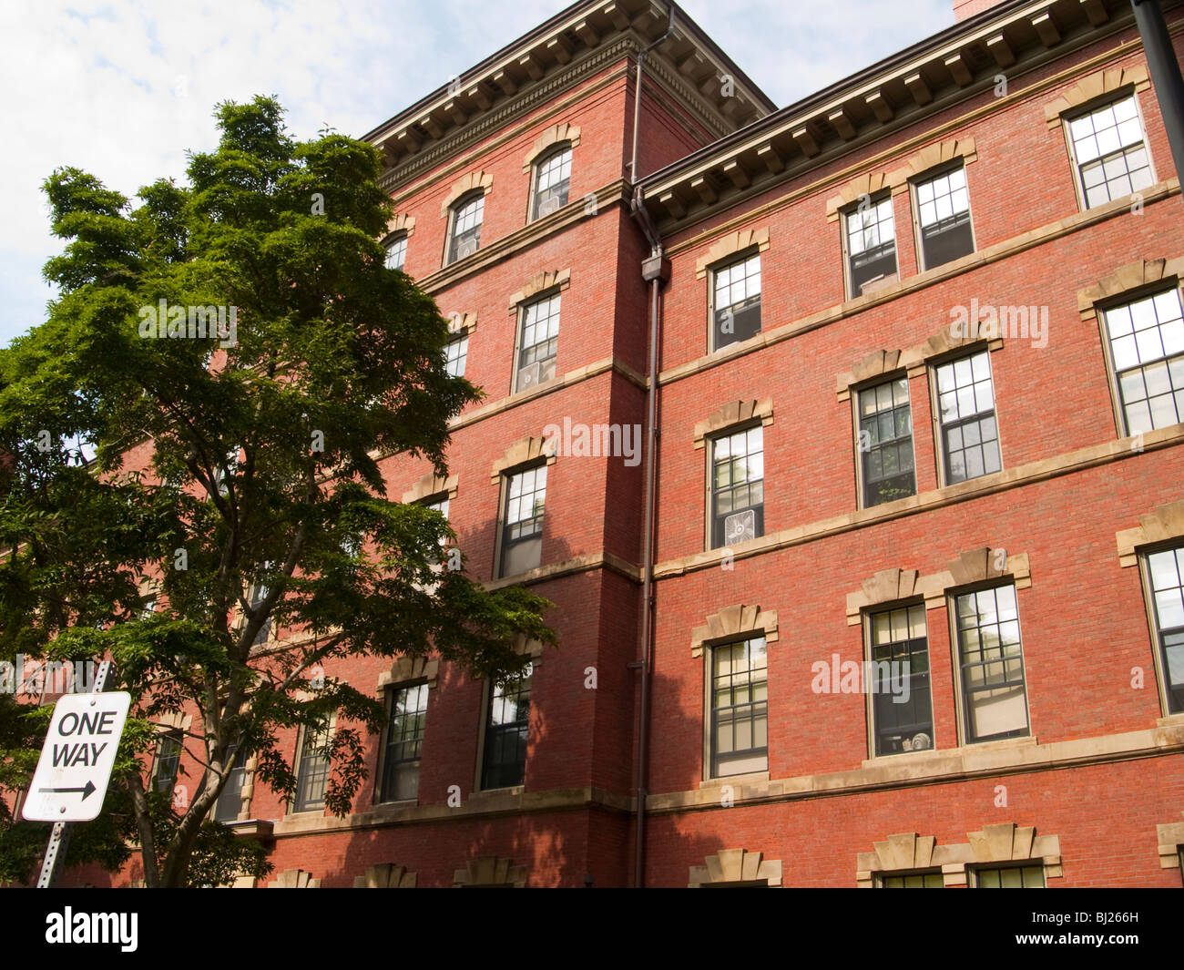 A building on the Campus of Harvard University, Cambridge Massachusetts ...