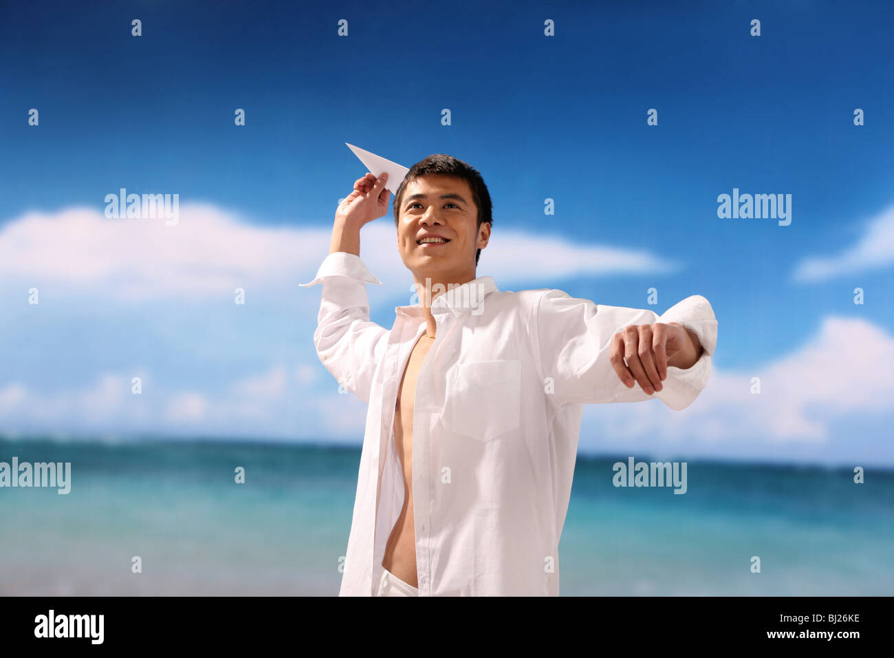 Folding paper airplane hi-res stock photography and images - Alamy