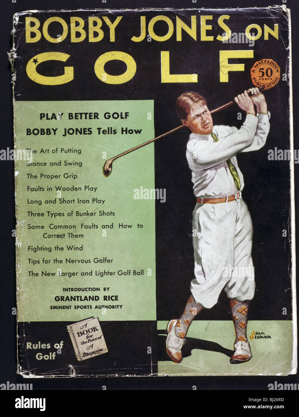Bobby Jones on Golf, 1930. Artist: Unknown Stock Photo - Alamy