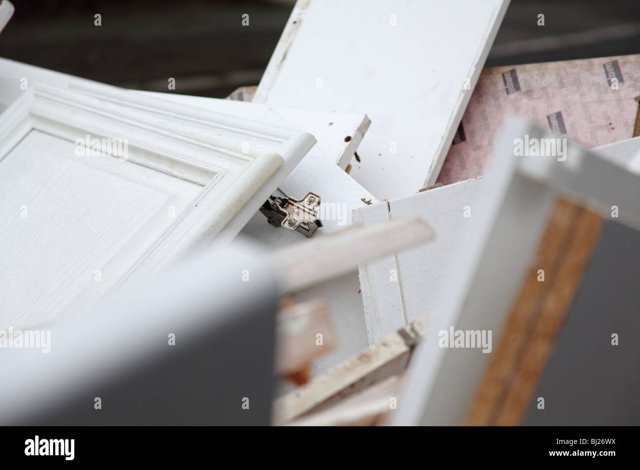 furniture in skip Stock Photo - Alamy