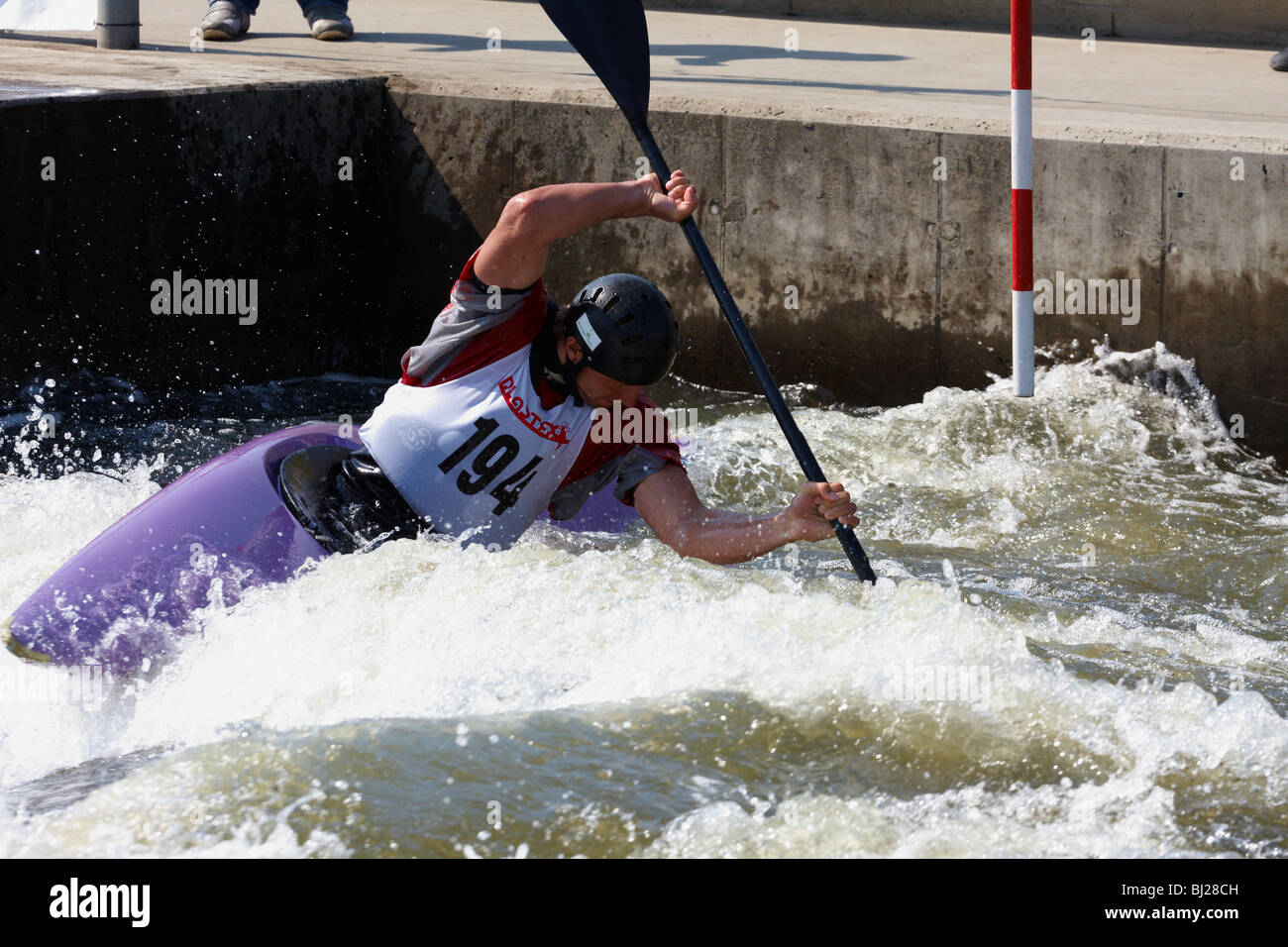 Kayaking competitions, Krakow Poland Stock Photo - Alamy