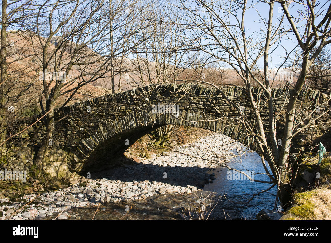 Typical lakeland stone bridge near hi-res stock photography and images ...