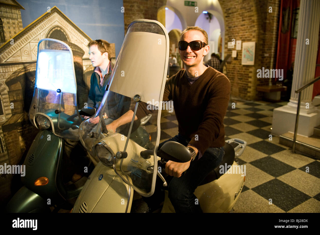 Stylish trendy happy motorscooters hi-res stock photography and images ...