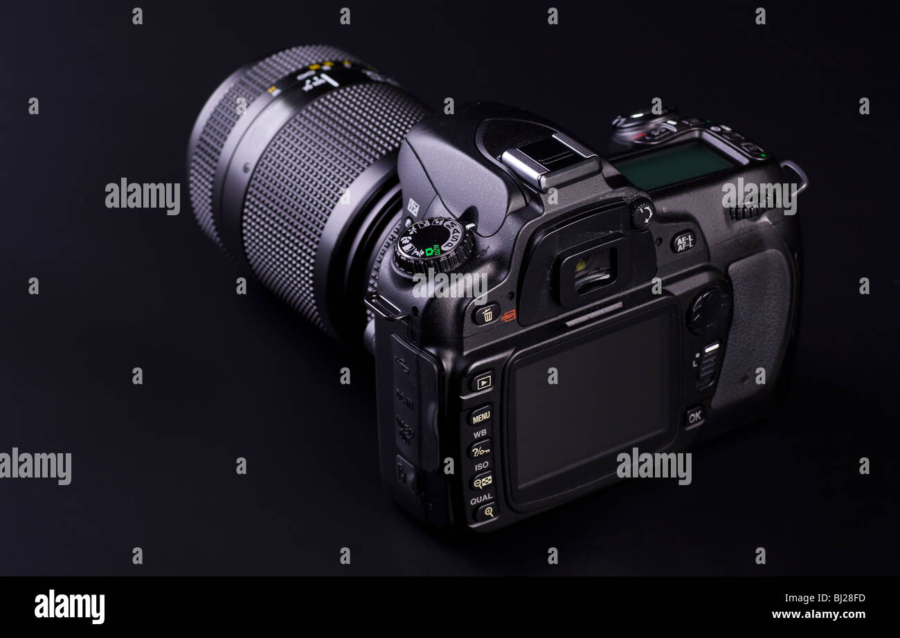 Black dslr camera hi-res stock photography and images - Alamy