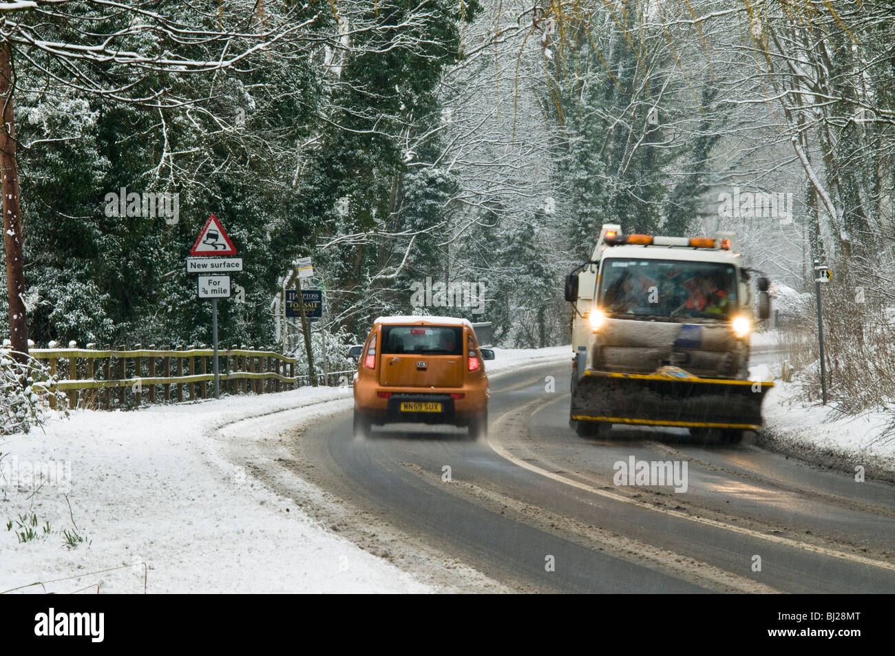 Hazardous road hi-res stock photography and images - Alamy
