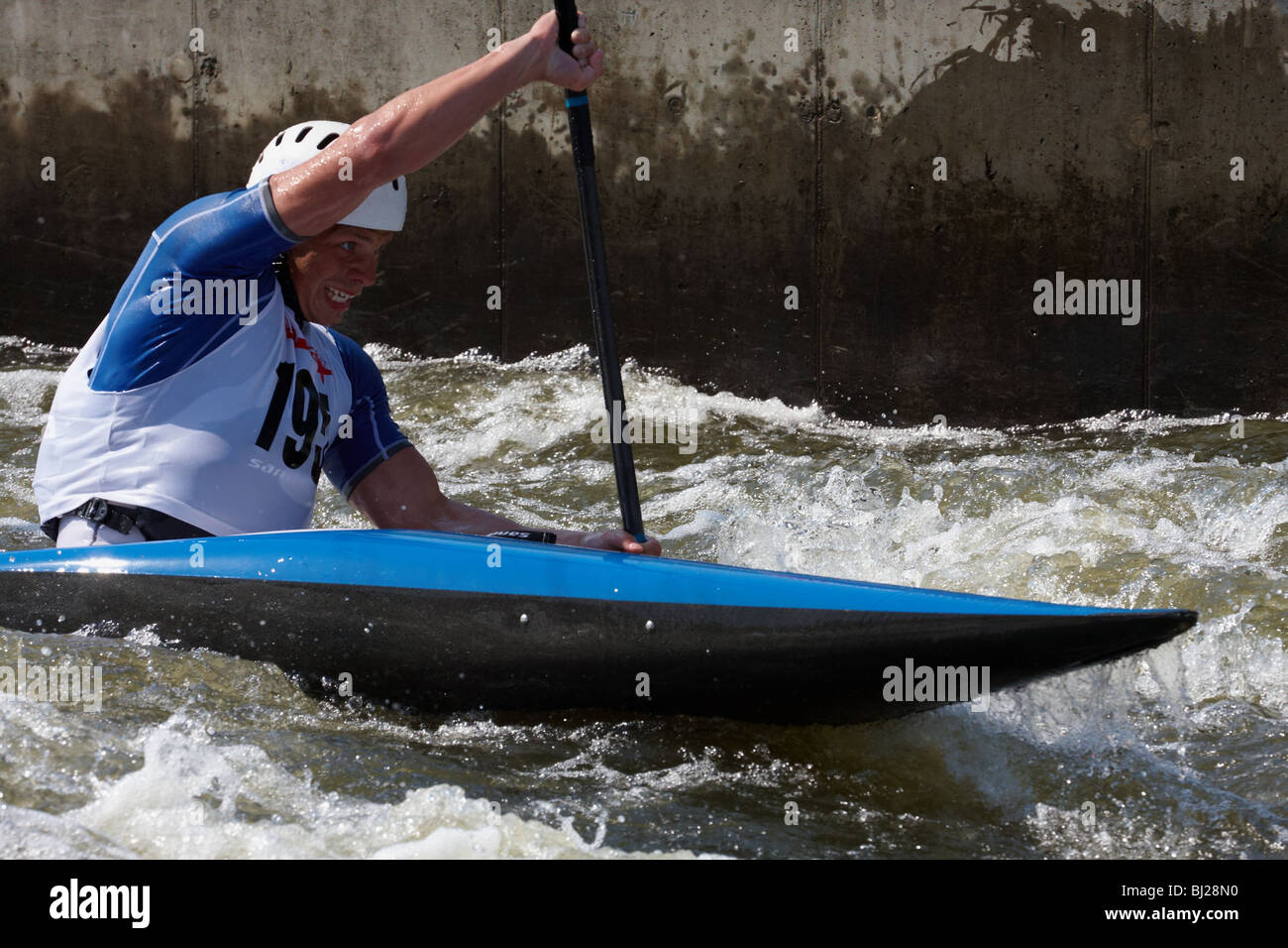 Kayaking competitions, Krakow Poland Stock Photo - Alamy