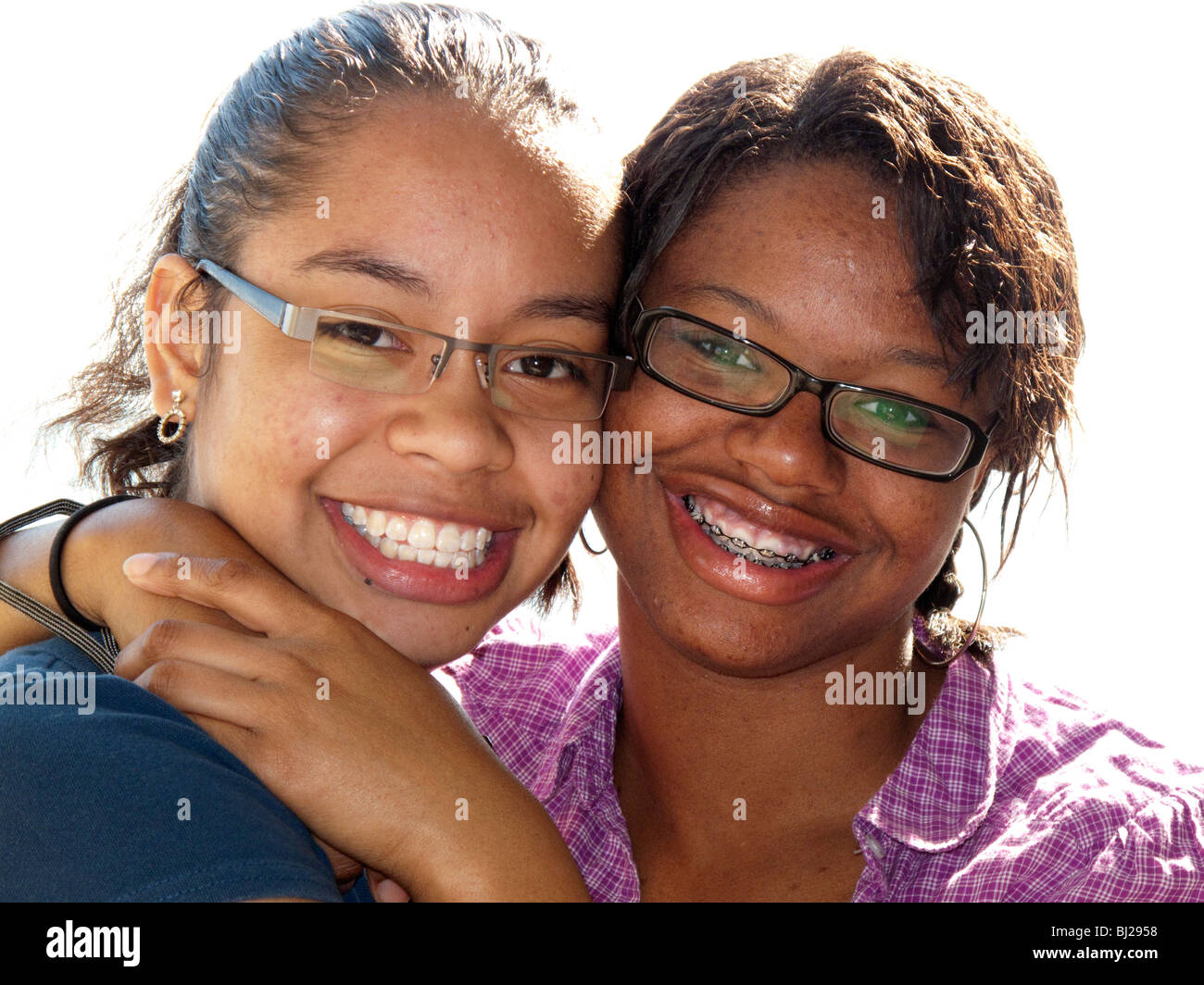 Teen girl friends. Gulf Shores Alabama Stock Photo - Alamy