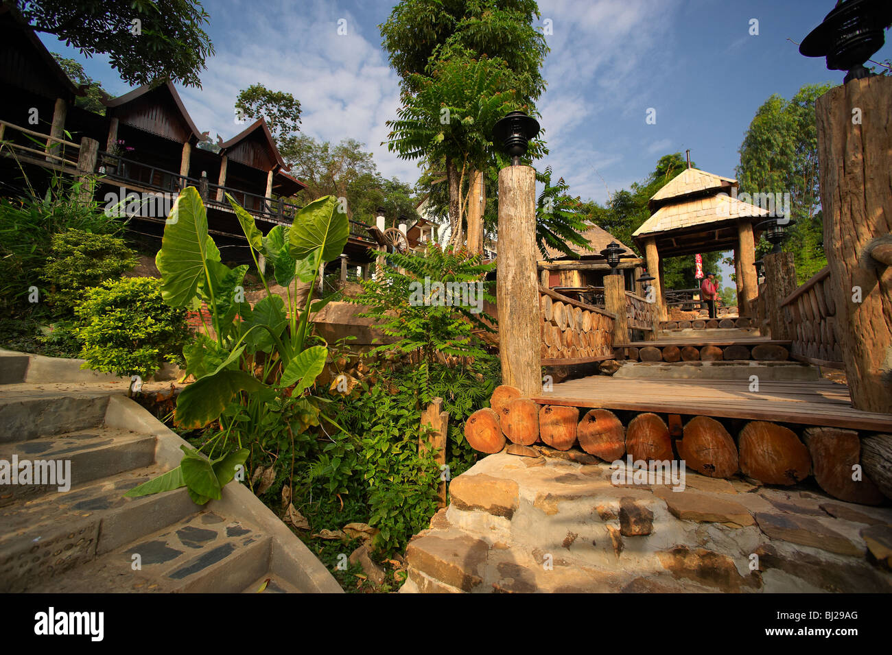 Architecture of Laos Stock Photo - Alamy