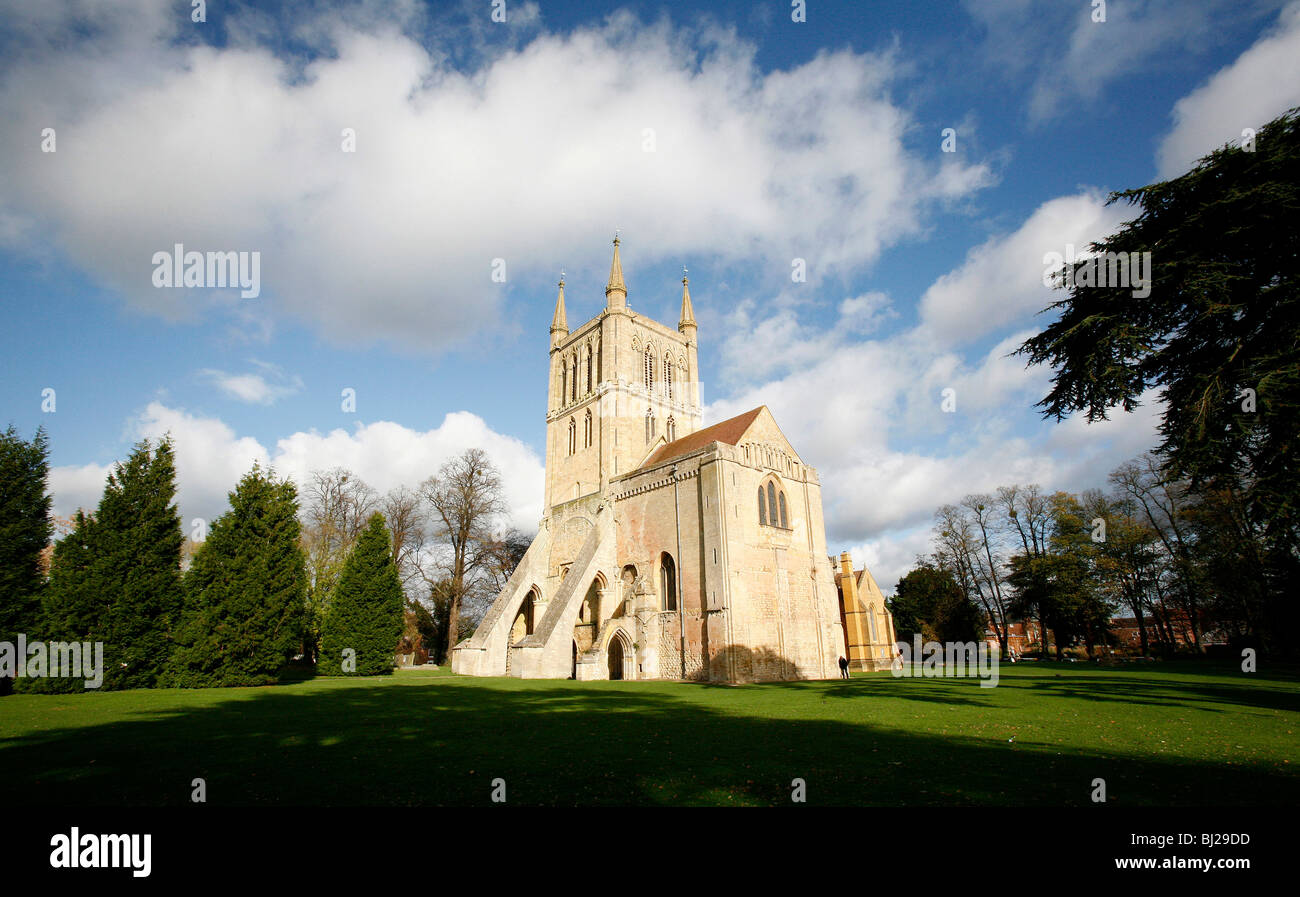 Pershore Abbey, Abbey Park, Pershore, Worcestershire Stock Photo - Alamy