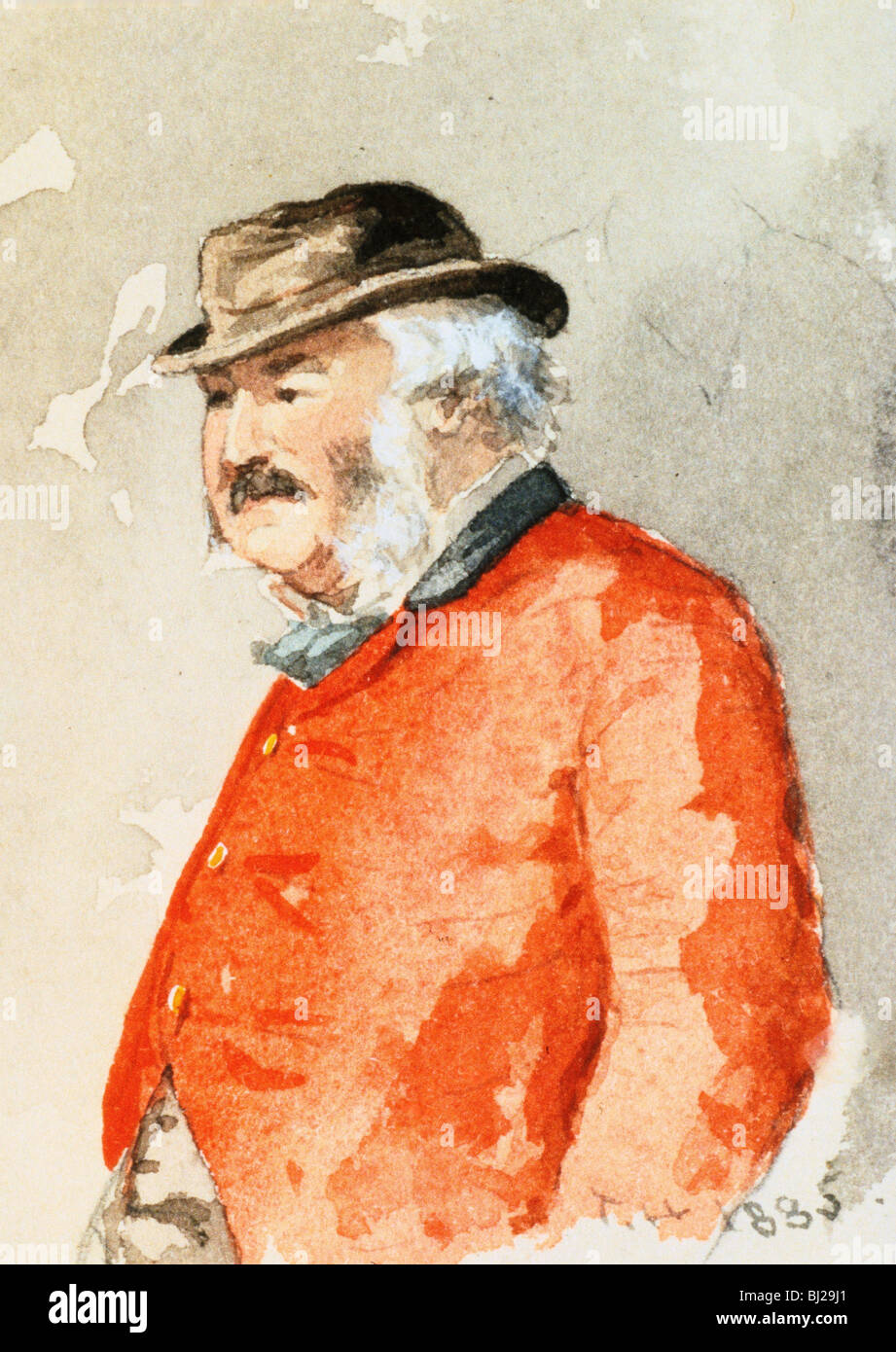 'Mr Bennett', 1885. Artist: Thomas Hodge Stock Photo - Alamy