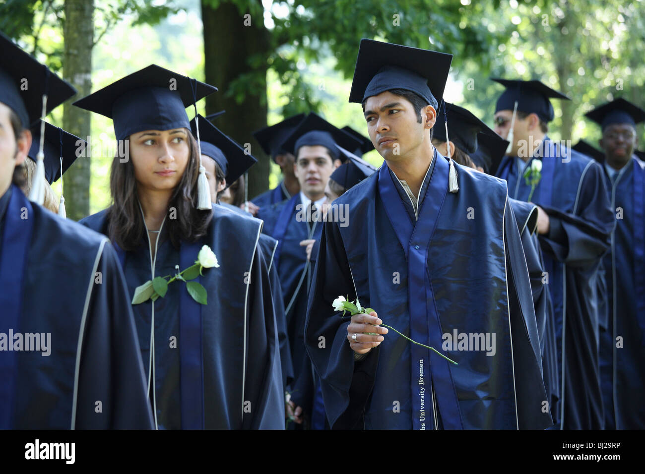Graduation ceremony at Jacobs University, Bremen, Germany Stock Photo ...