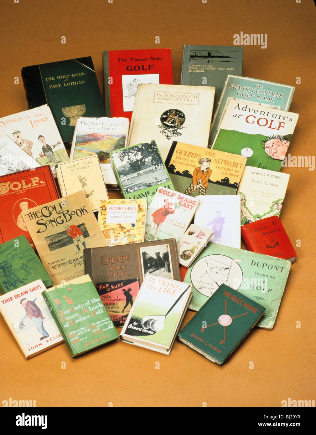 A collection of golfing books and publications, 1875-1938. Artist ...