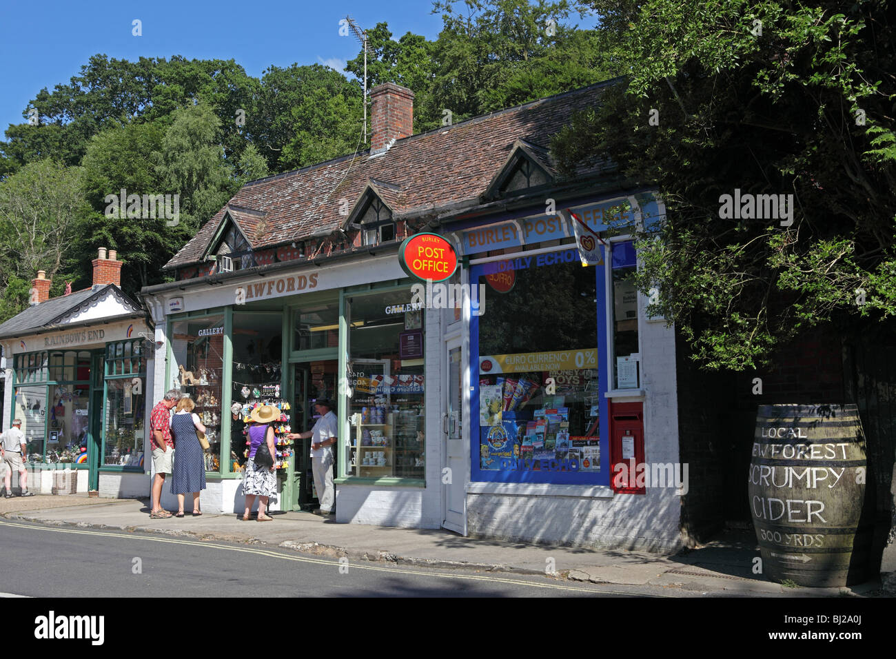 New Forest, Burley Stock Photo - Alamy