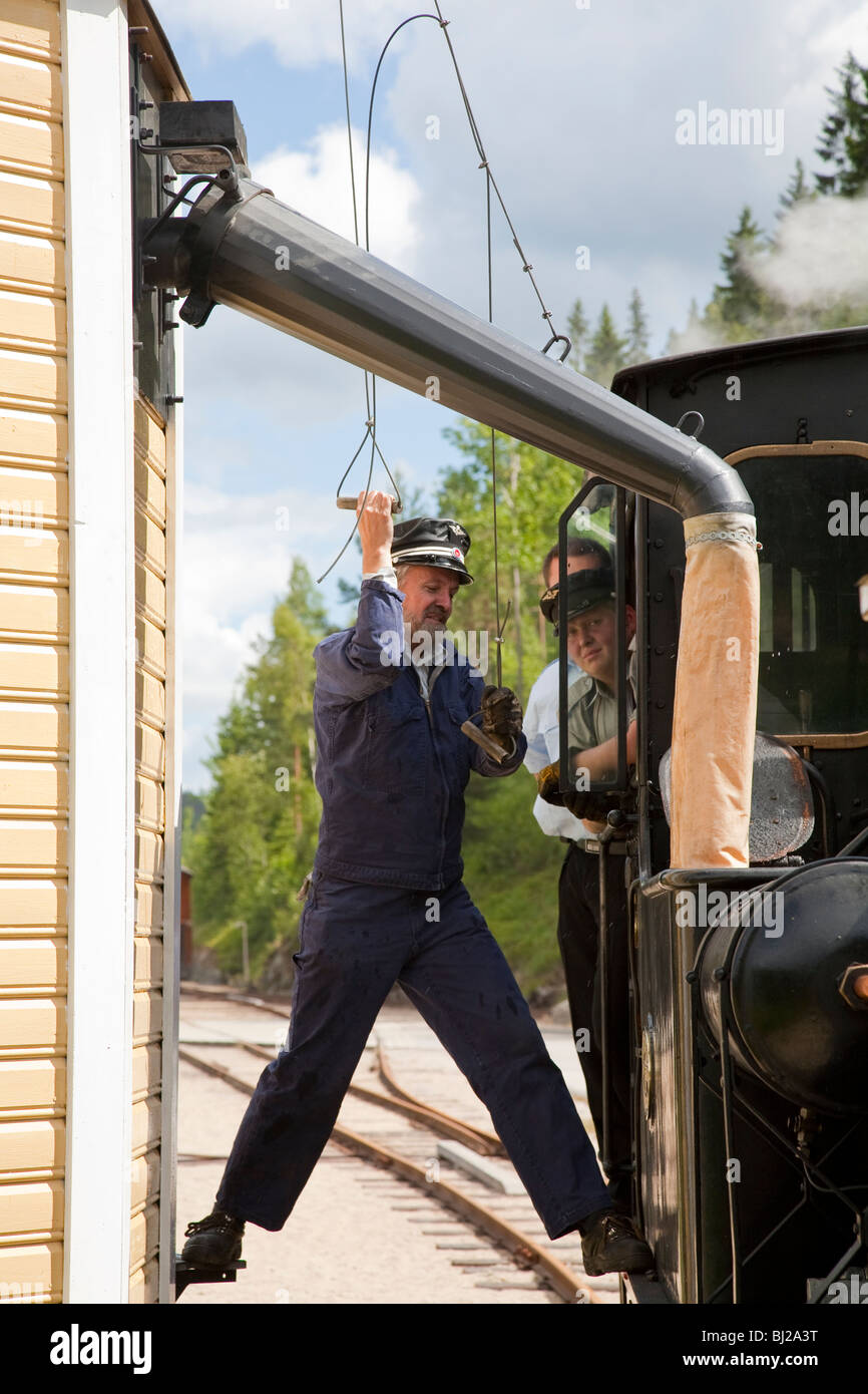 Norway steam engine train Norwegian Setesdal Line Stock Photo - Alamy