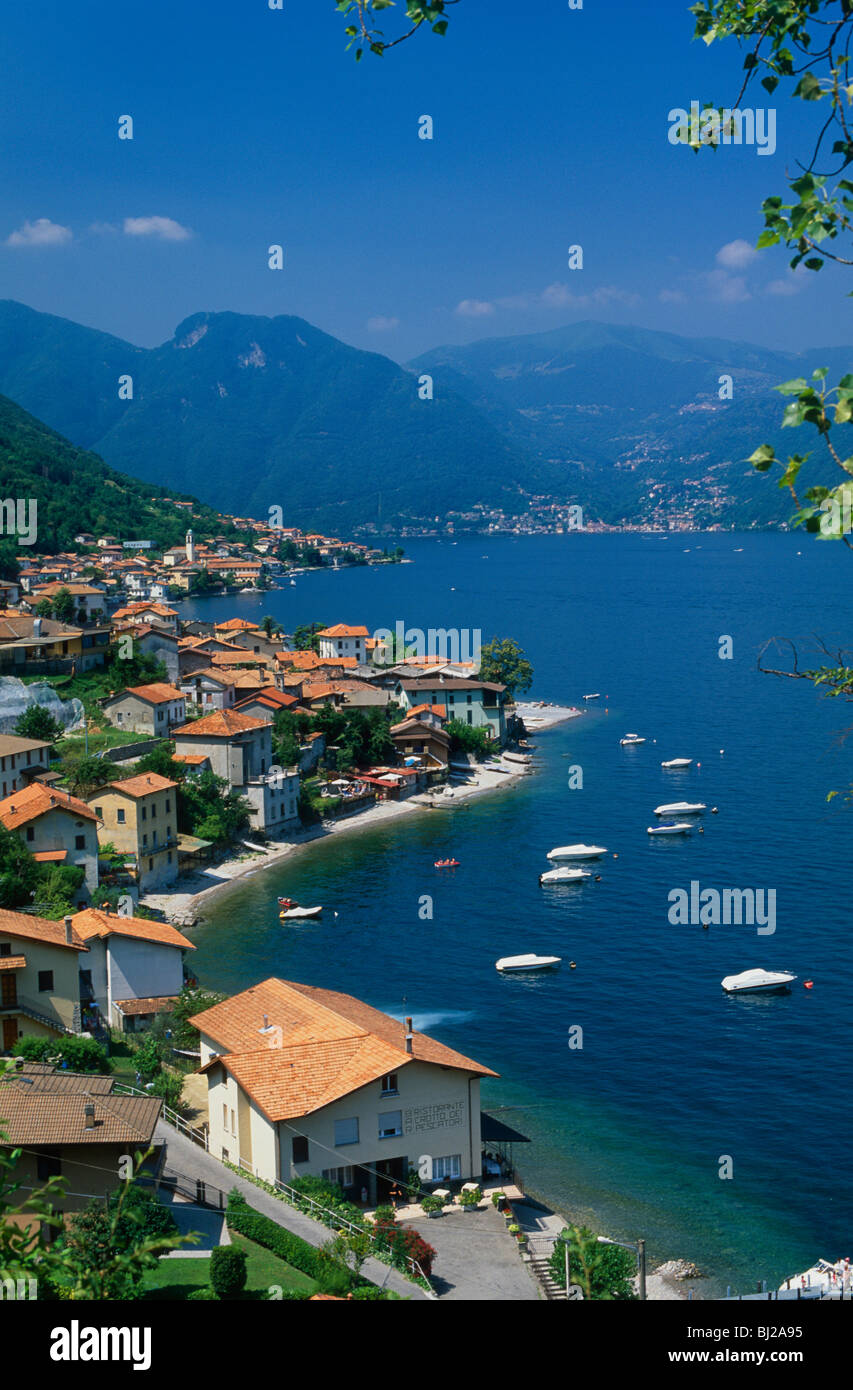 Shore of Lake Como Stock Photo - Alamy
