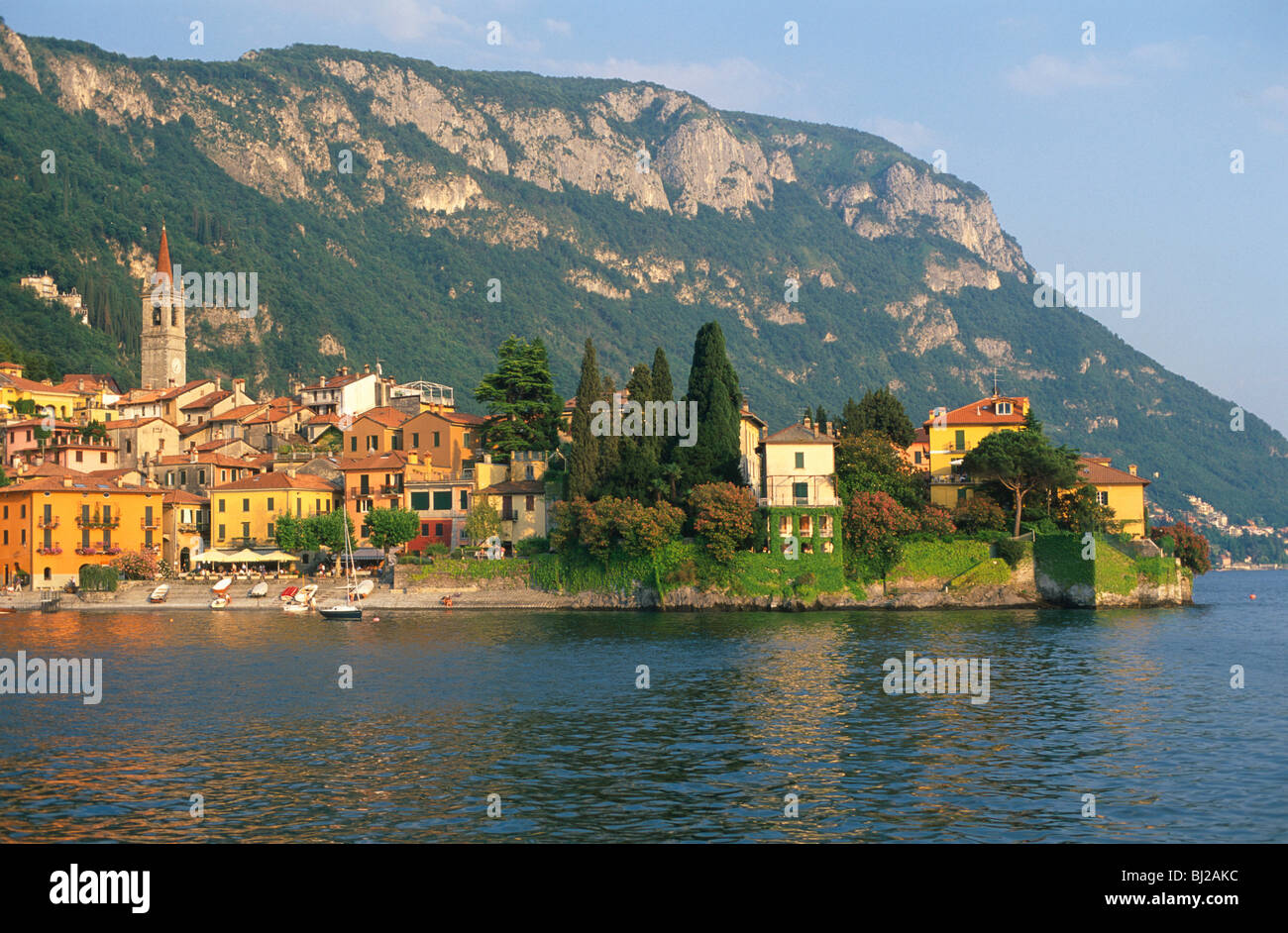 Shore of Lake Como Stock Photo - Alamy